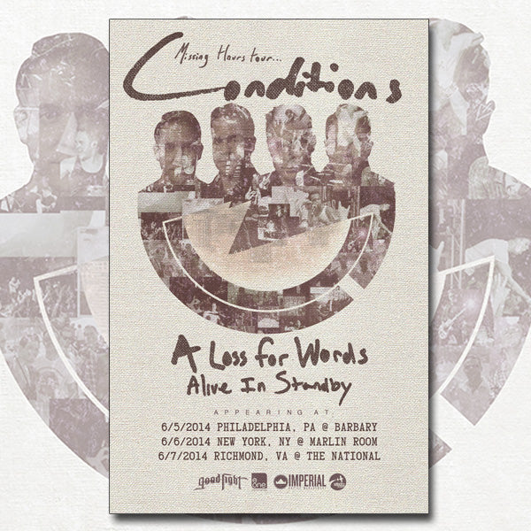 Missing Hours Tour 11x17" Poster – Good Fight Music